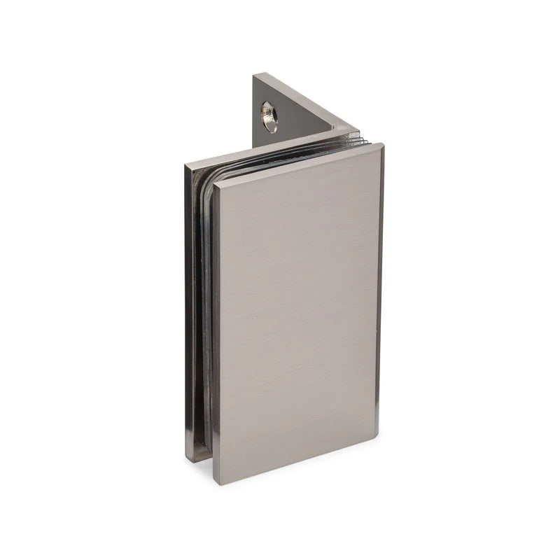 Square Offset Wall-to-Glass Clamp | Fixed Panel Support Bracket ...